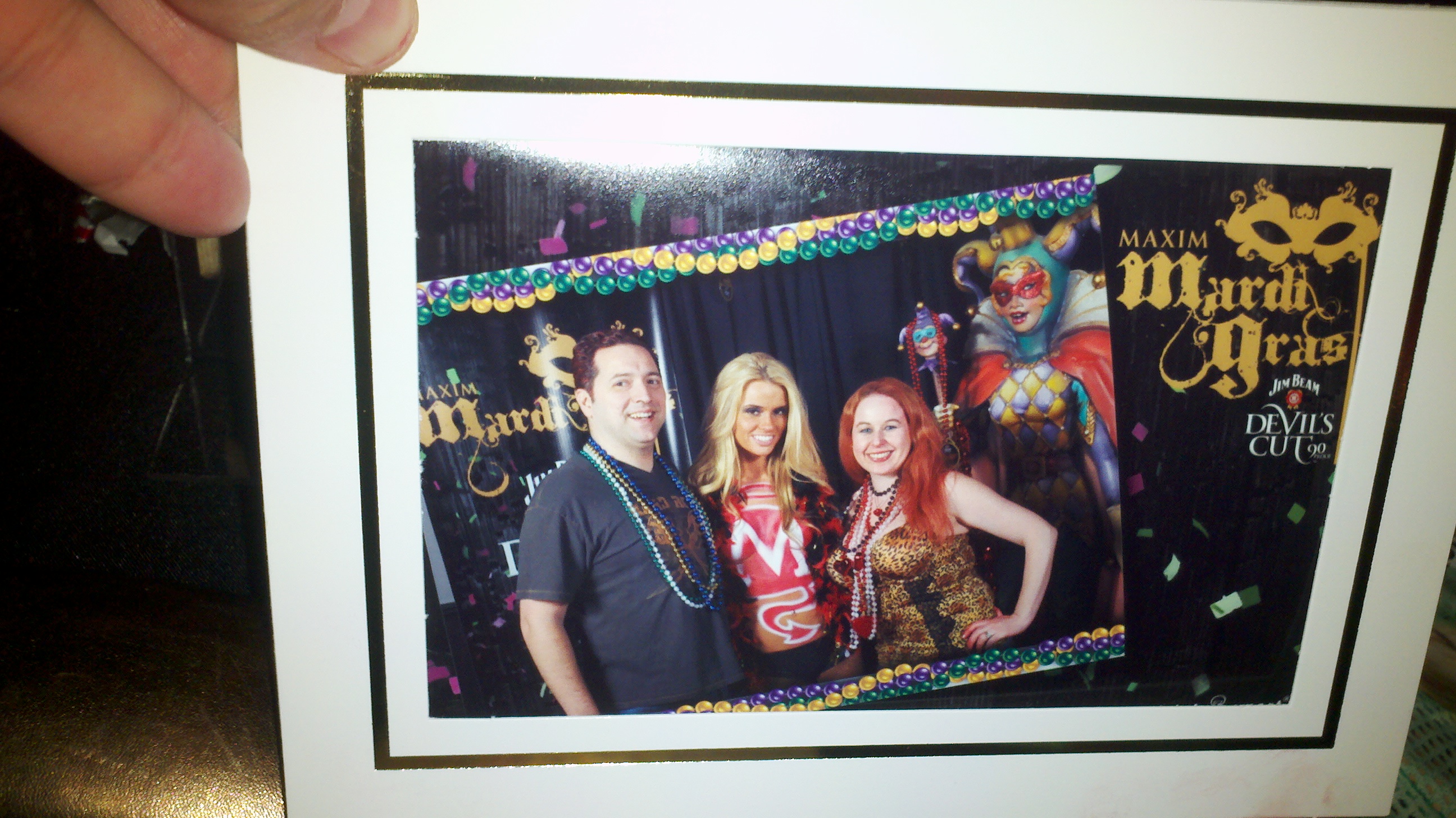 Maxim Magazine Party picture with one of models – Dani's Decadent Deals