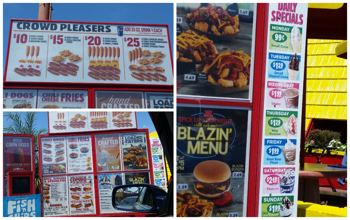 Drive thru Menu – Wienerschnitzel – Dani's Decadent Deals